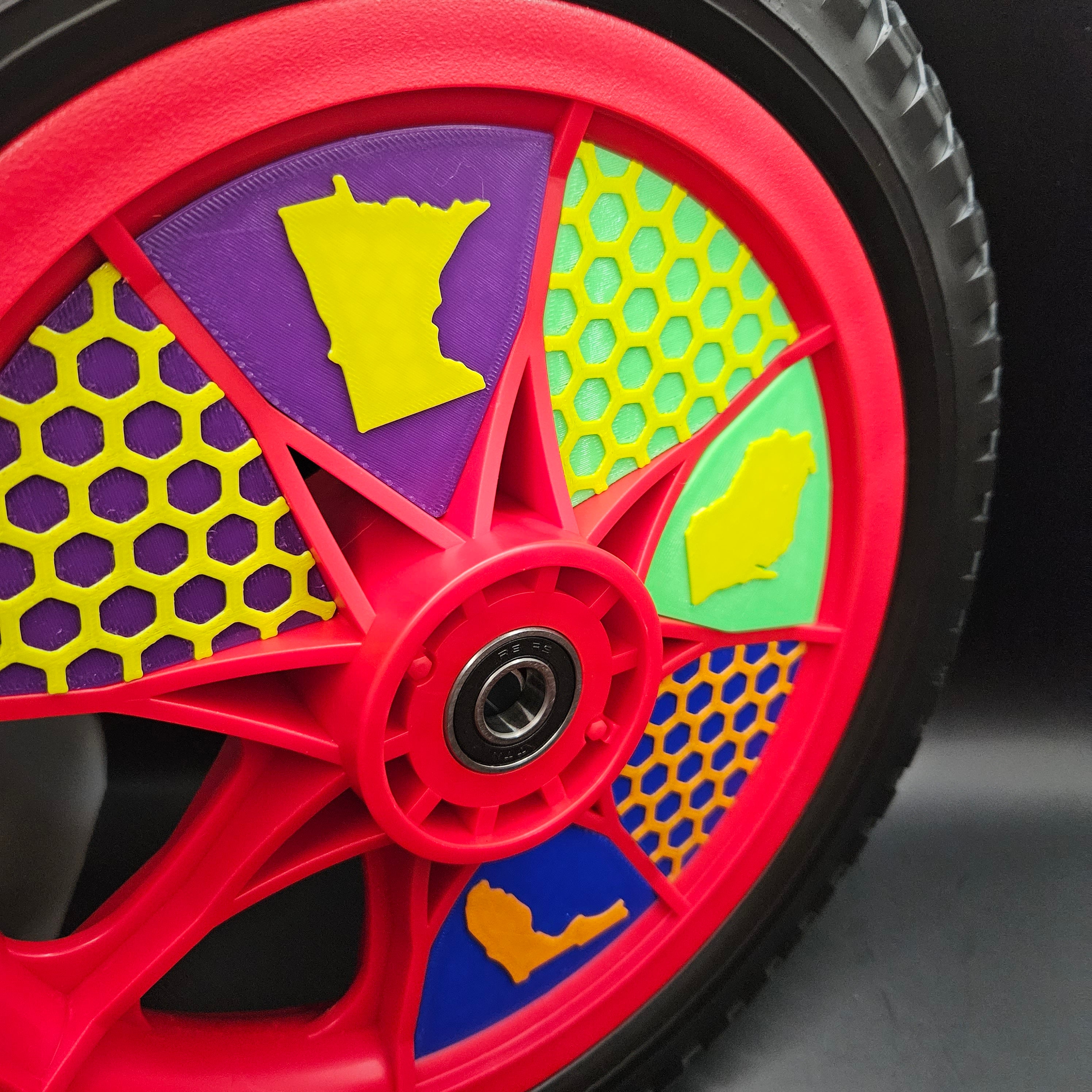 Hexagon Slot Hubcap | Disc Golf Tire Slot Hubcap | Disc Golf Rim ...