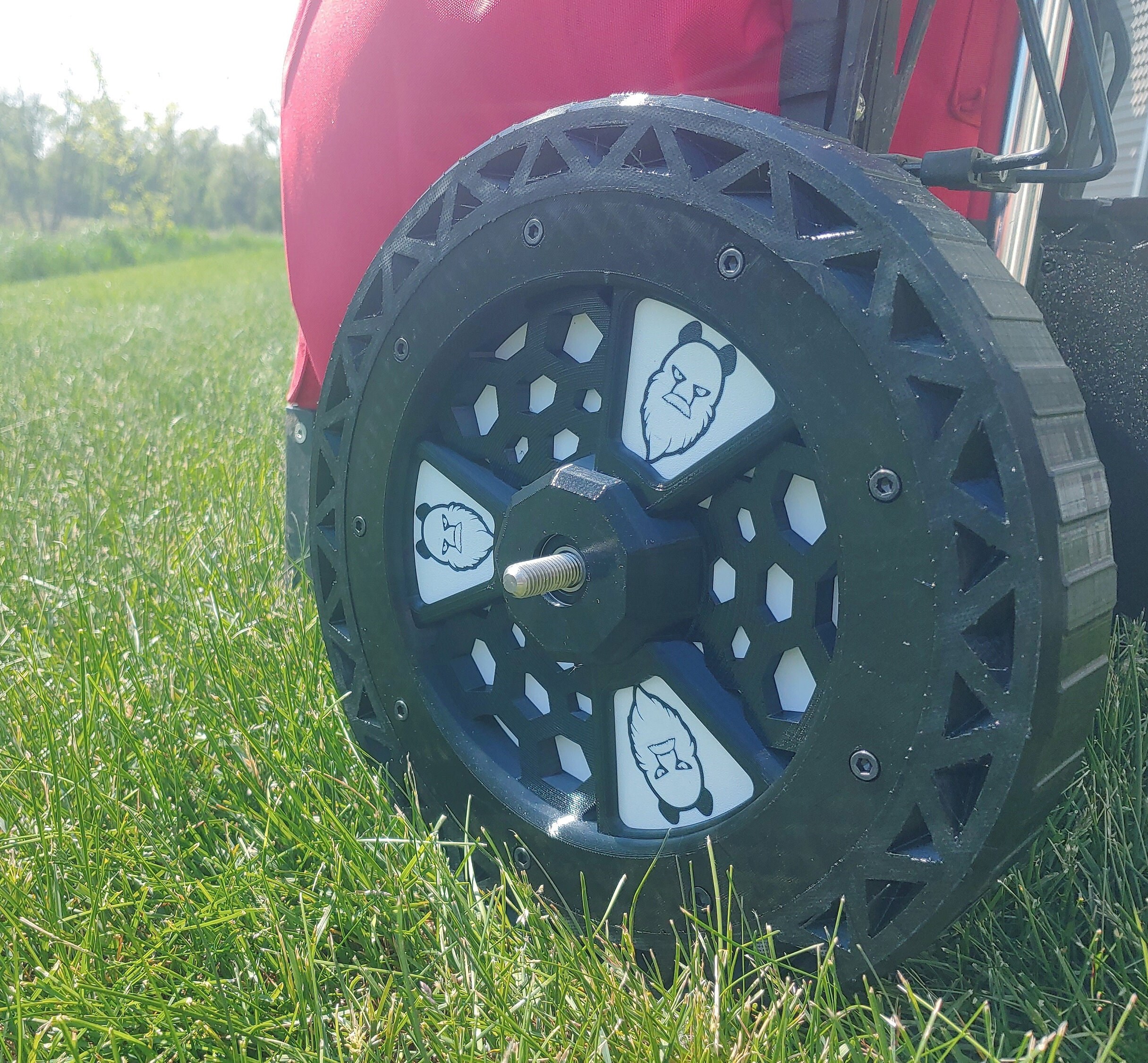 Disc Golf Cart Wheels Custom Disc Golf Cart Wheels Personalized Disc ...