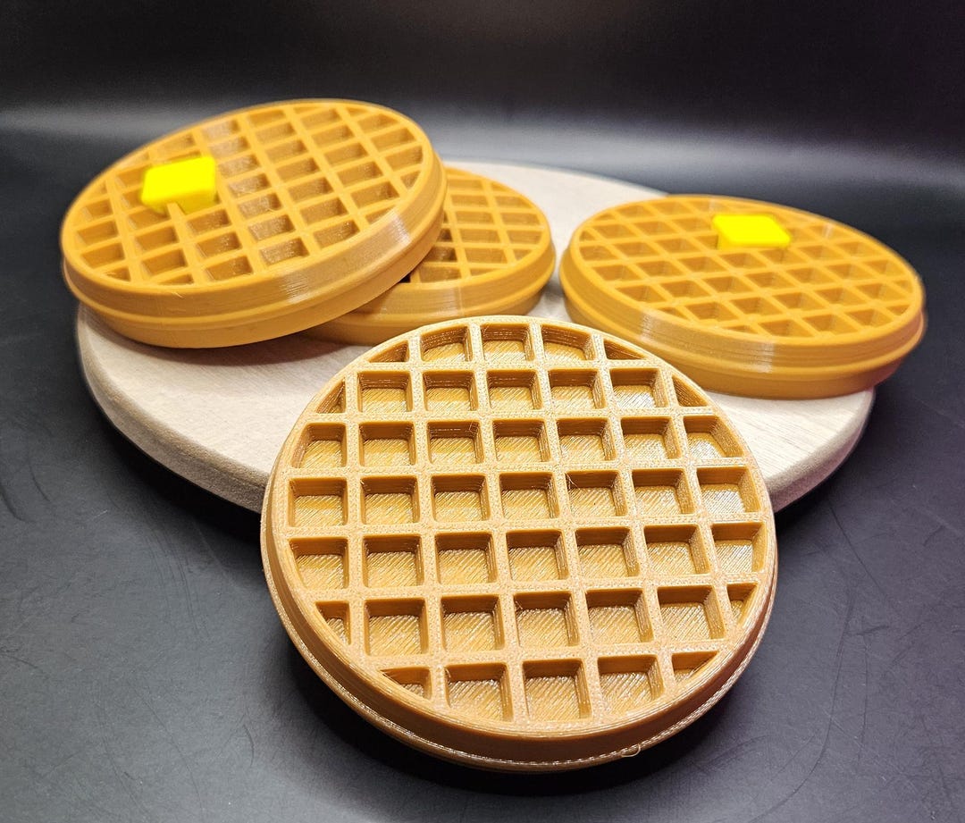 Waffle Disc Golf Mini Disc Golfer Gift Breakfast Disc Golf Mini Marker ...