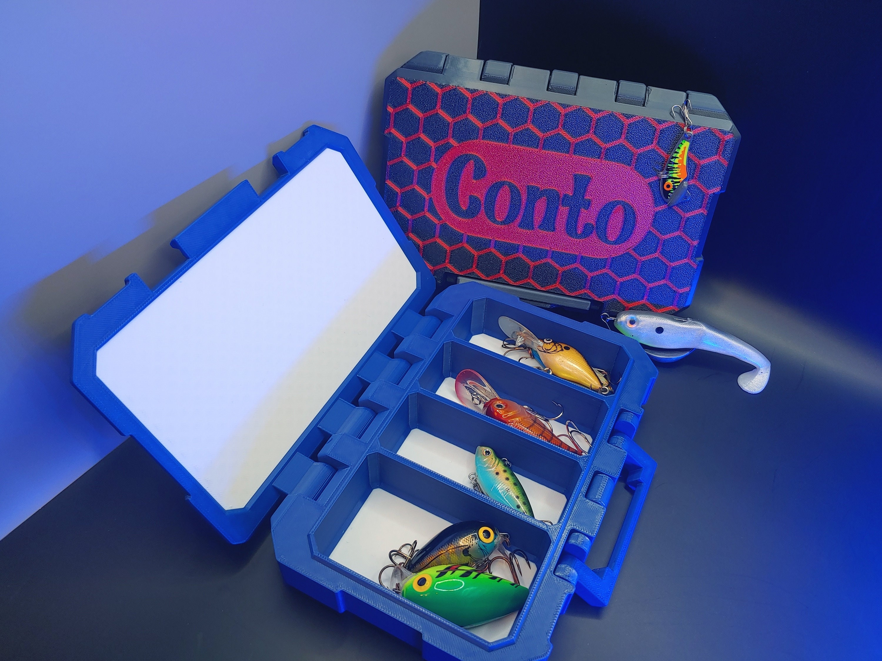 Tackle Box - Customizable/personalized 3D Printed Tackle Box - Etsy