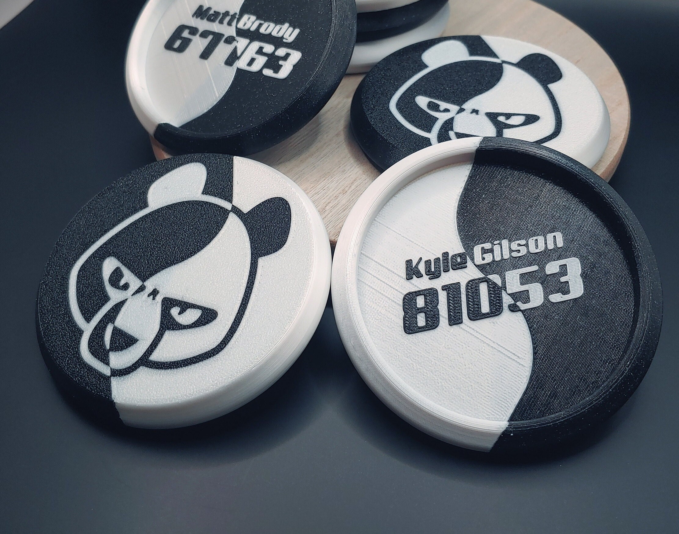 Personalized Panda Disc Golf Mini | Disc Golf | Disc Golfer Gift | Disc ...