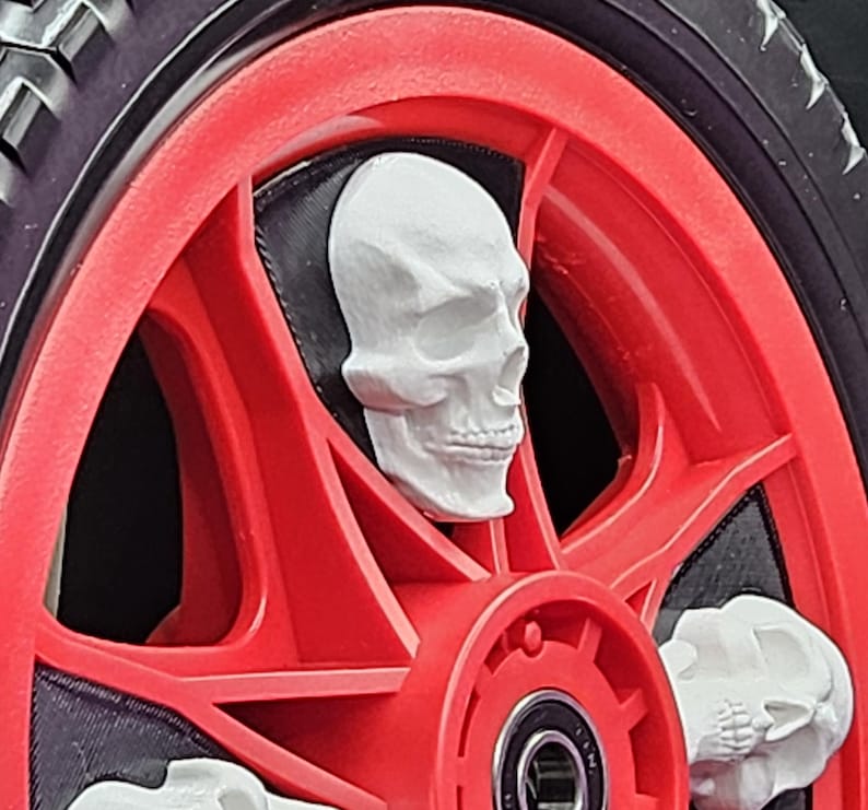 Skull Slot Hubcap | Disc Golf Tire Slot Hubcap | Disc Golf Rim ...