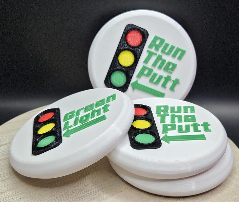 Stoplight Disc Golf Mini | Disc Golf | Disc Golfer Gift | Run It Disc ...