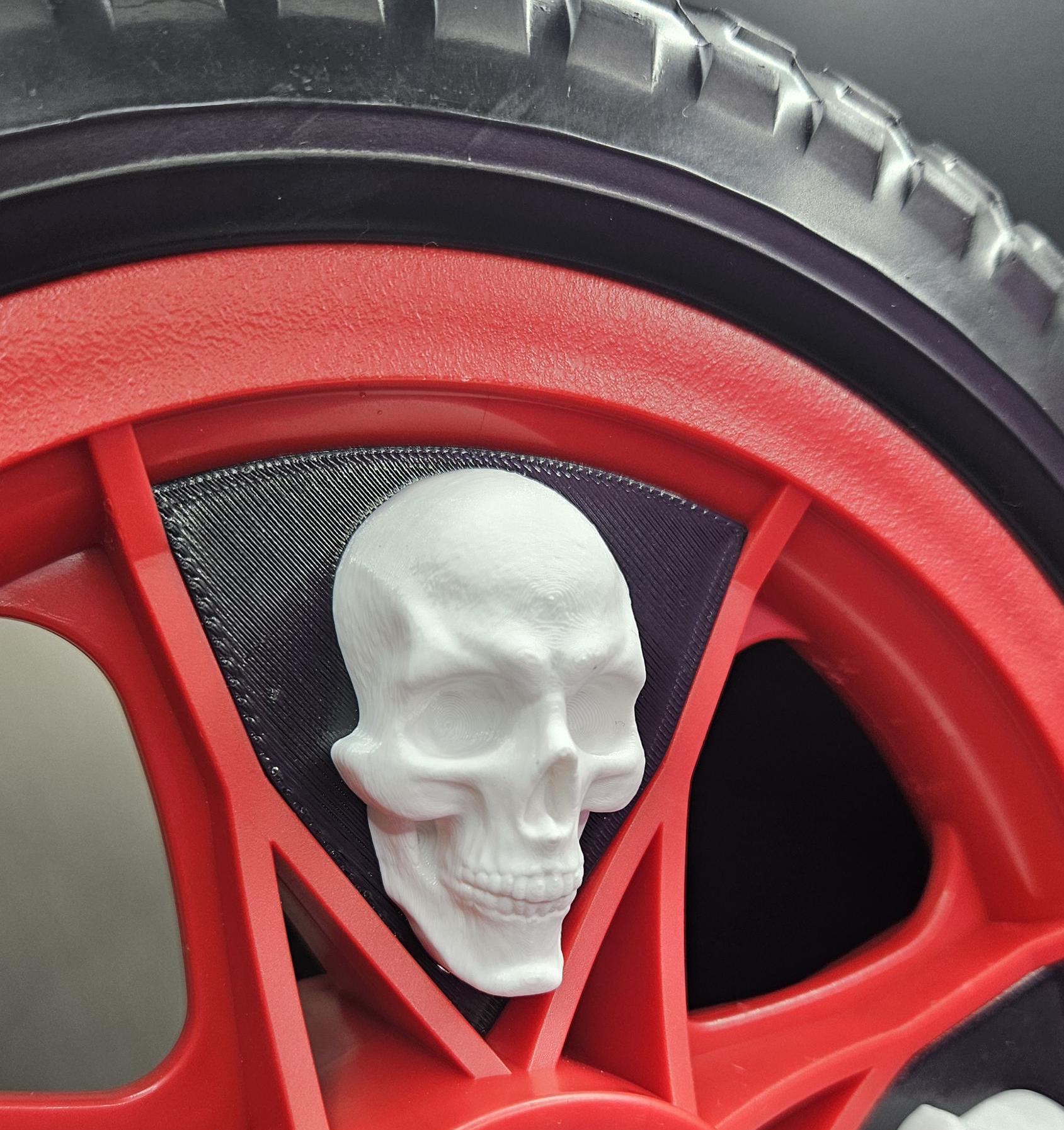 Skull Slot Hubcap | Disc Golf Tire Slot Hubcap | Disc Golf Rim ...