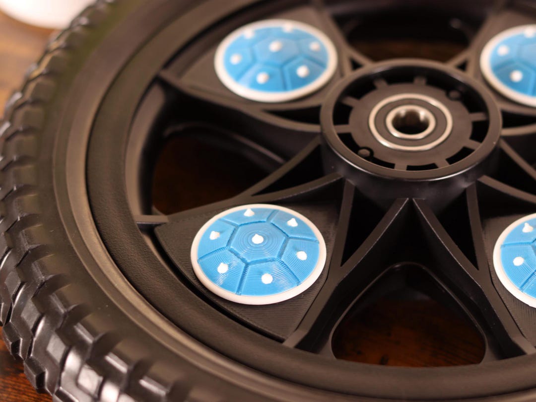 Blue Turtle Trooper Slot Hubcap | Disc Golf Slot Hubcap | Disc Golf Rim ...