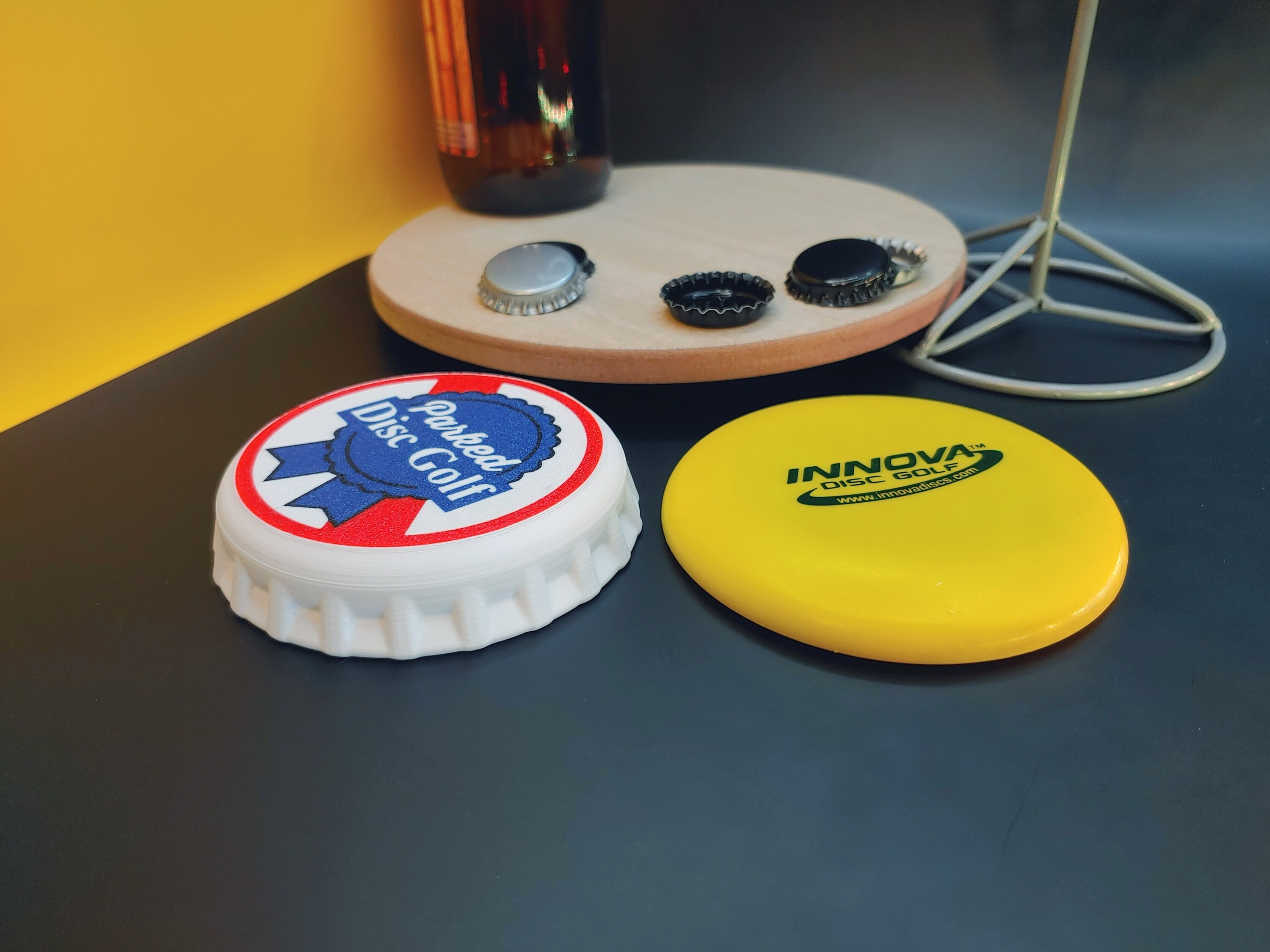 Bottlecap Mini Marker - Disc Golf - PDGA Legal Mini - Etsy