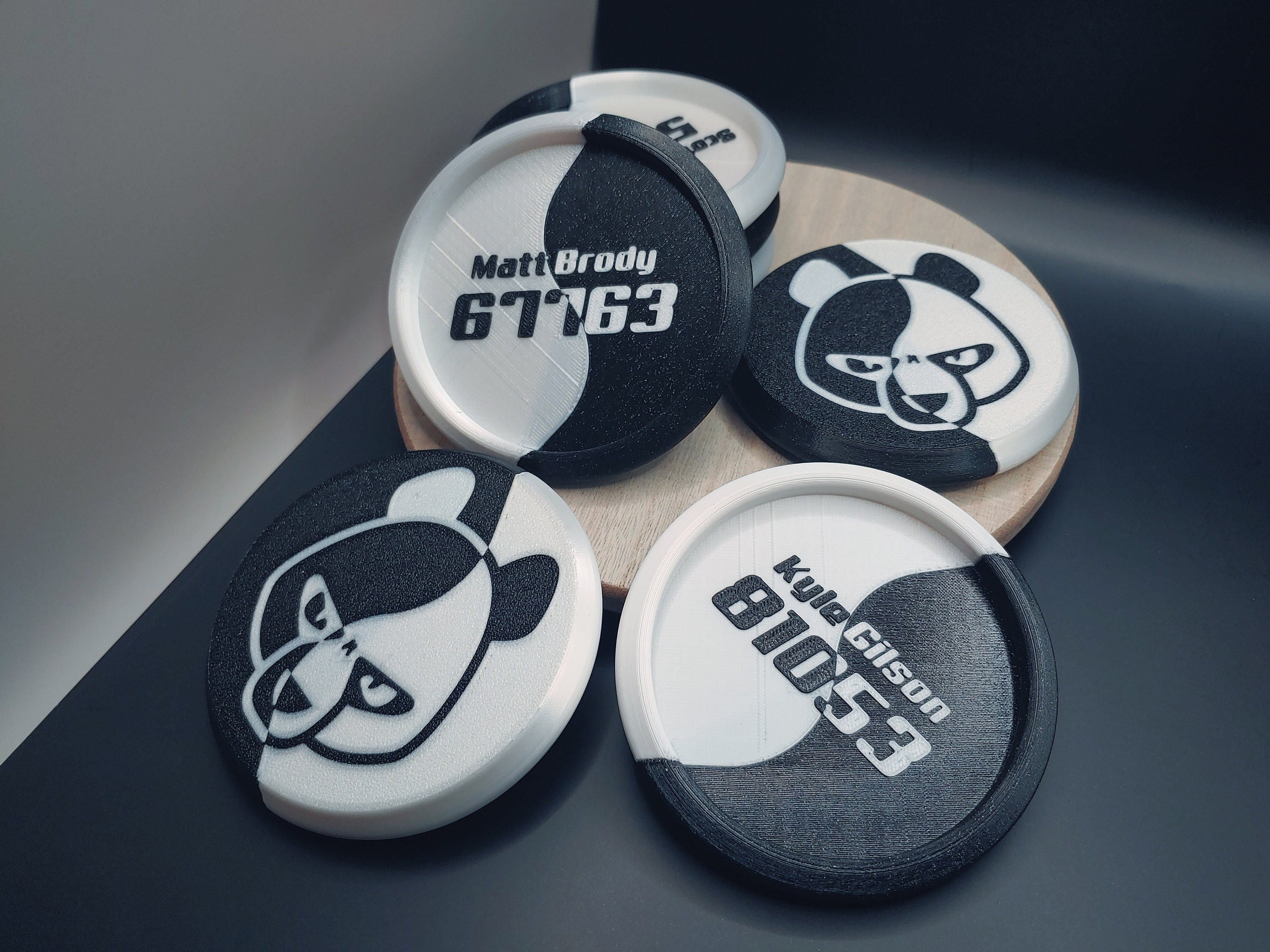 Personalized Panda Disc Golf Mini | Disc Golf | Disc Golfer Gift | Disc ...
