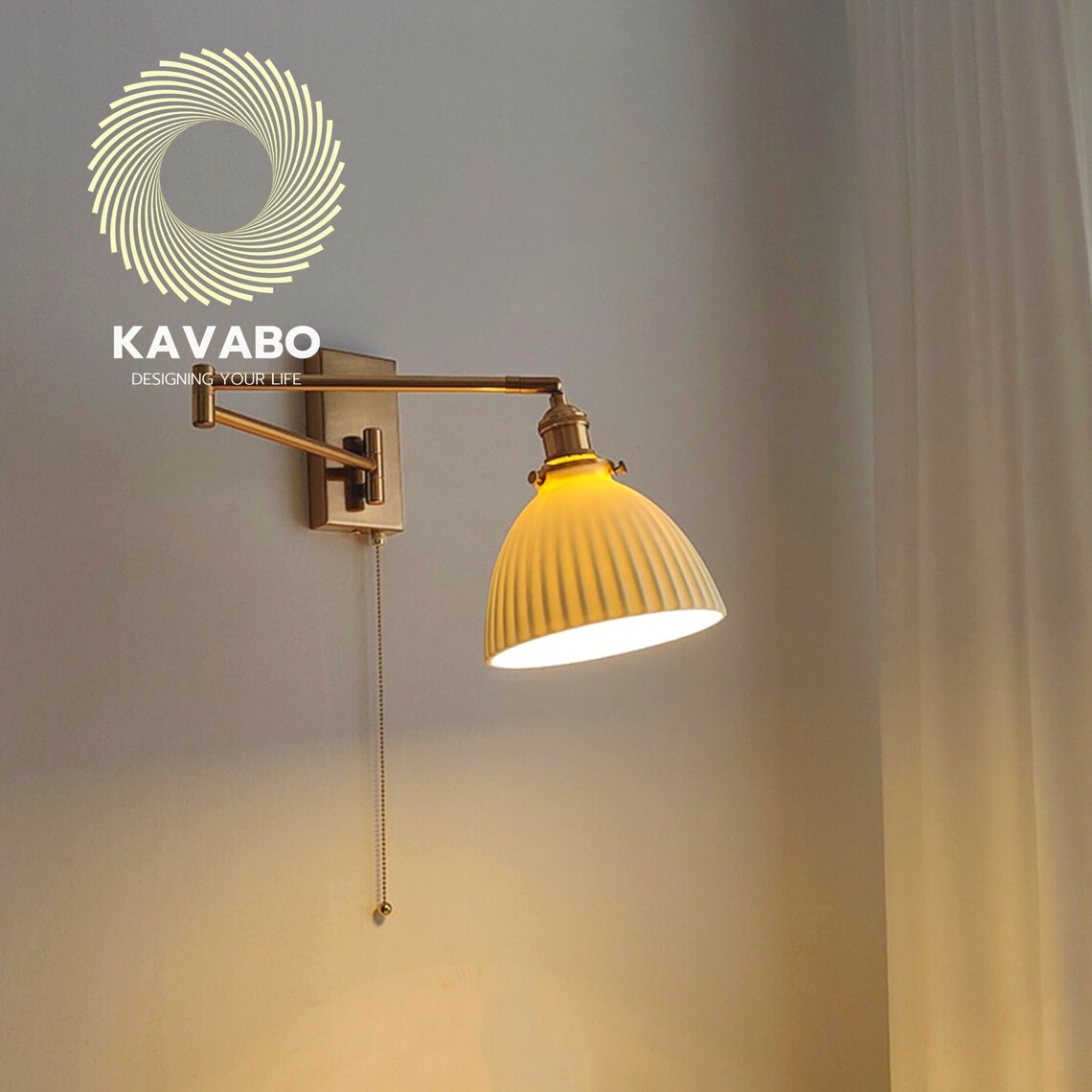 Milk Glass Wall Sconce For Bedroom Wall Decor Ceramic Wall Sconce Lighting For Office Decor