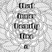 Inspirational Flower Mandala Coloring Page, Digital Download, PDF ...
