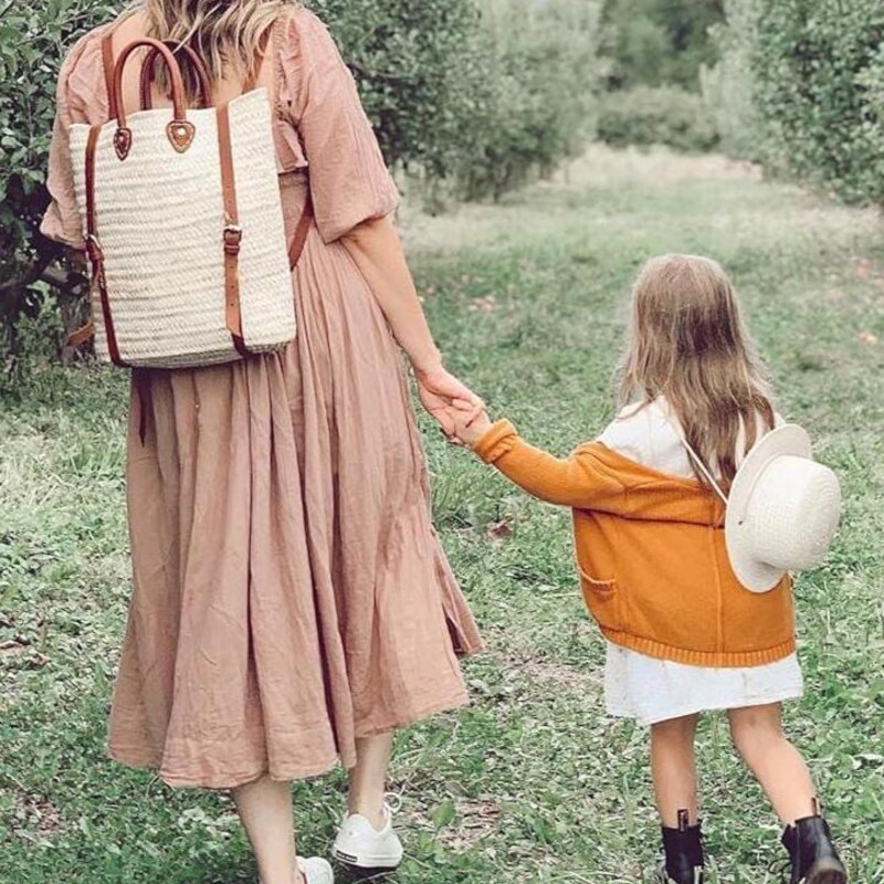 Straw Basket Backpack - Etsy