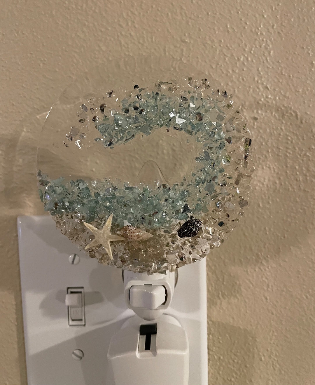 Coastal Wave Resin Night Light - Etsy