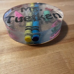 Teacher Gift, Teacher Appreciation, Resin Coaster, School Gift, Teacher ...