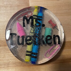Teacher Gift, Teacher Appreciation, Resin Coaster, School Gift, Teacher ...