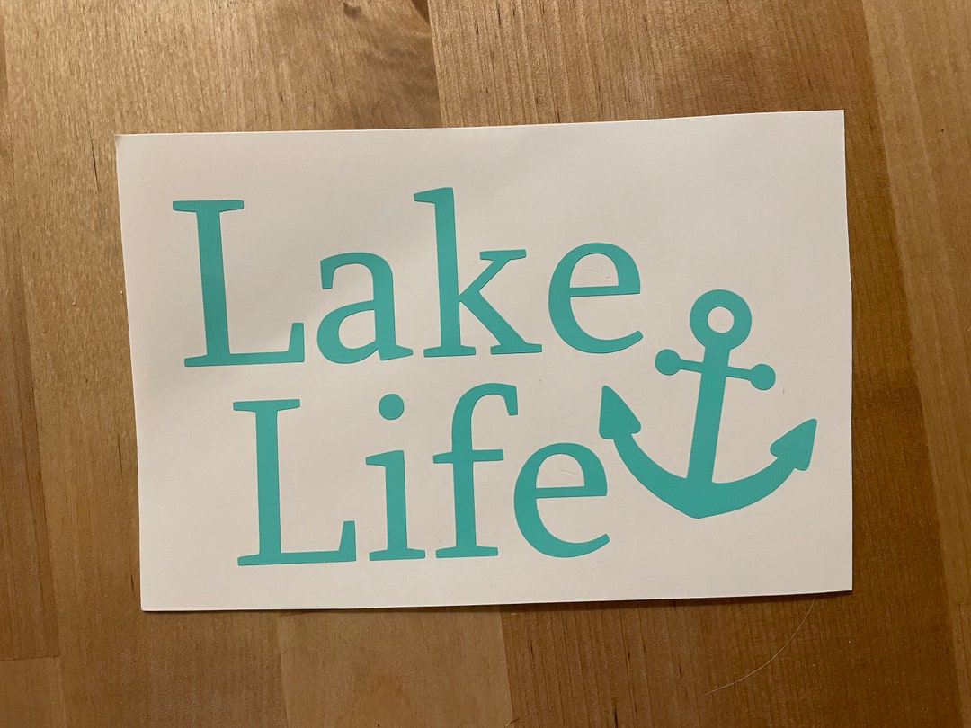 Lake Coastal Car Decal Permanent Sticker - Etsy