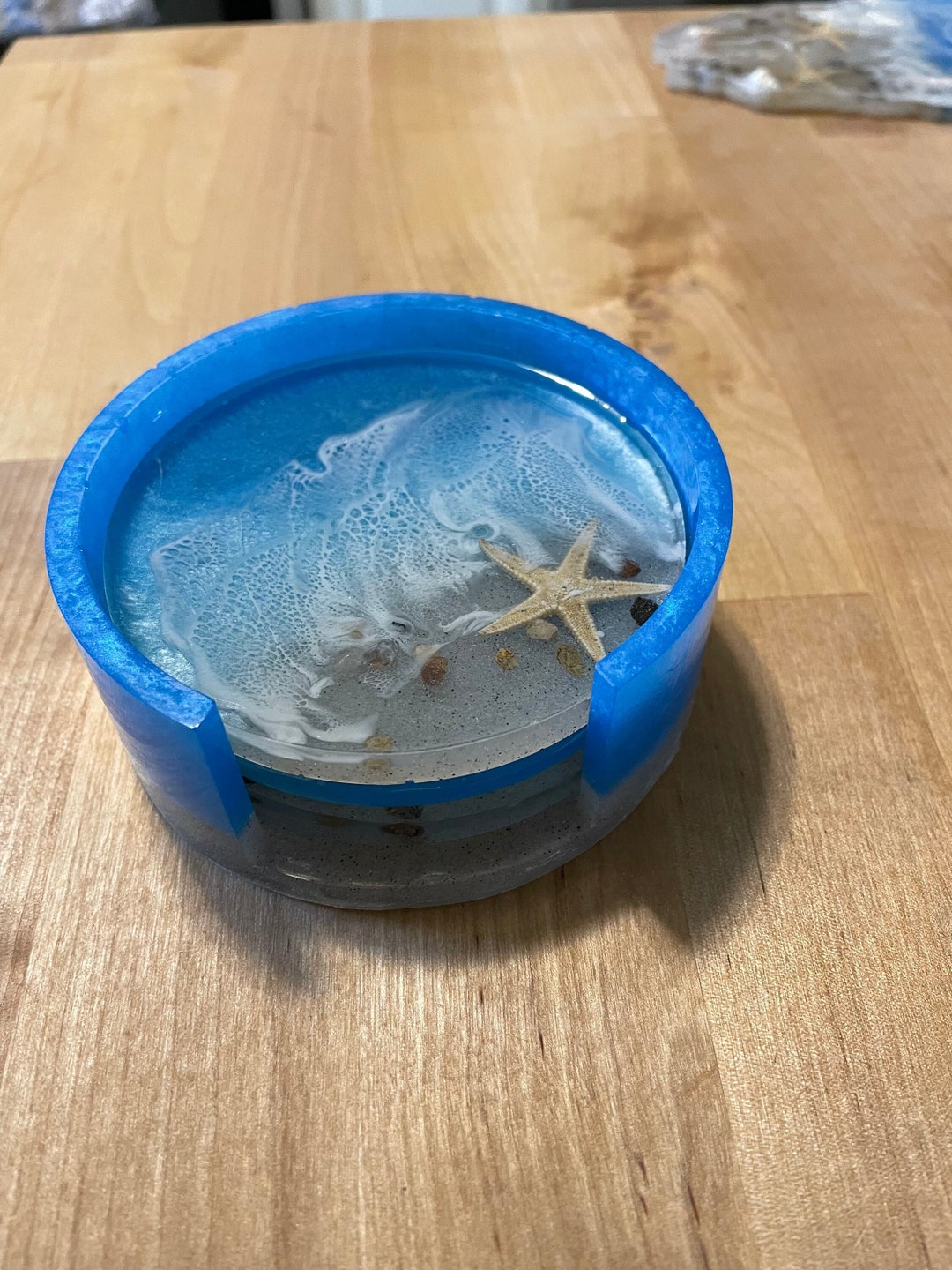 Beach Coasters, Ocean Coaster, Coastal Decor, Housewarming Gifts ...