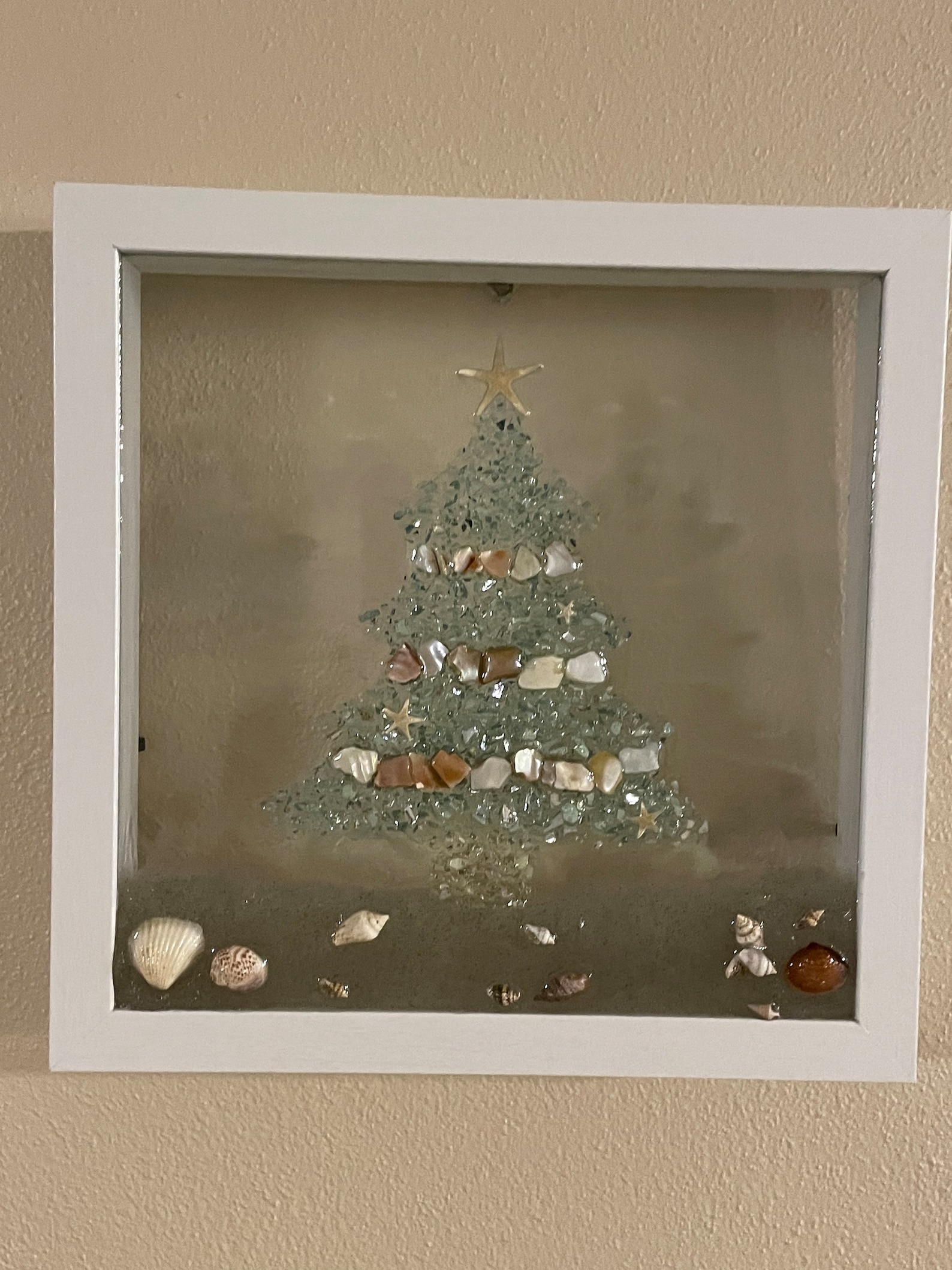 Coastal Wall Art Shadow Box Art Coastal Christmas Beach - Etsy