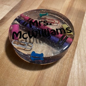 Teacher Gift, Teacher Appreciation, Resin Coaster, School Gift, Teacher ...