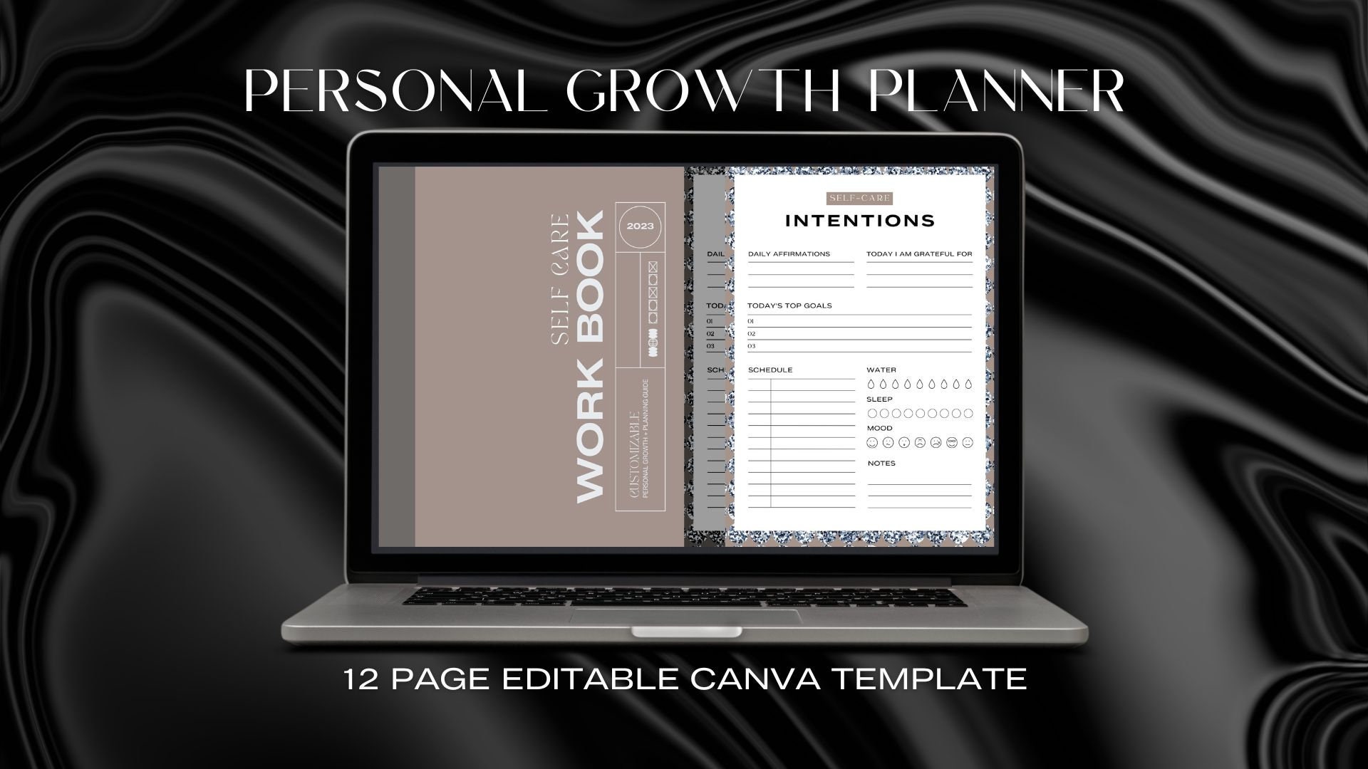 Personal Growth Planner Canva Templates Personal Development Self ...