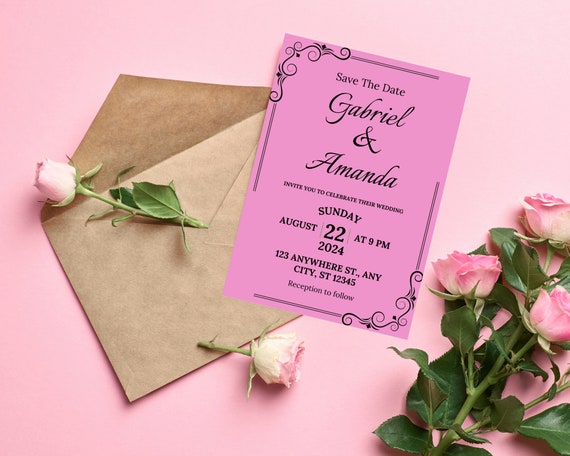 Customize wedding invitation store