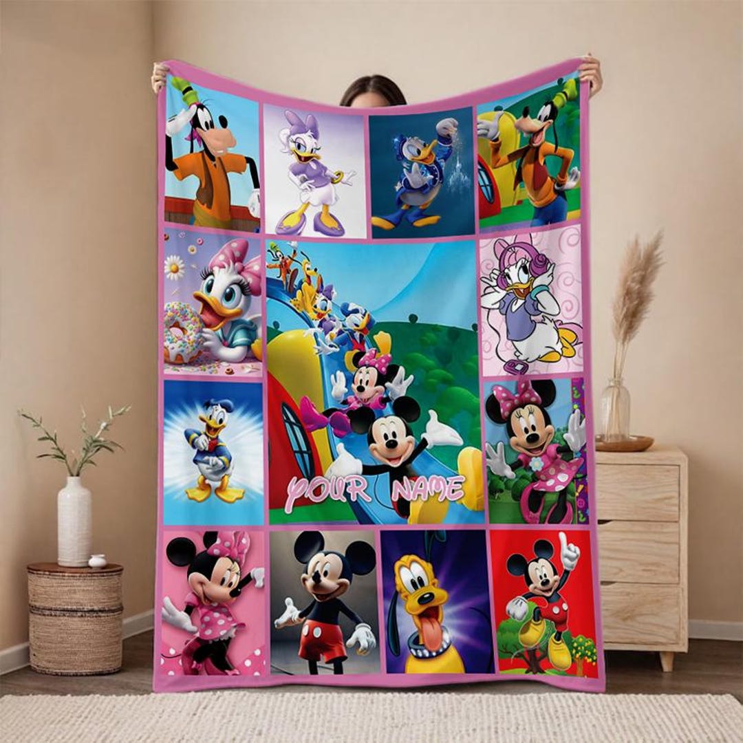 Personalized Mickey Clubhouse Blanket/disney Baby TV Show Blanket ...
