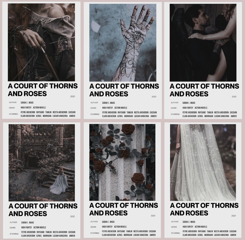 A Court of Thorns and Roses Polaroid - DIGITAL ITEM - Etsy