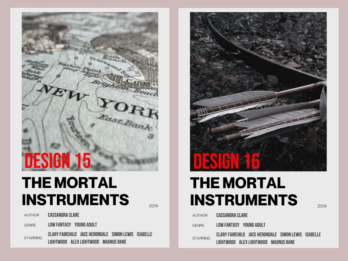 The Mortal Instruments Aesthetic Polaroid - DIGITAL ITEM - Etsy