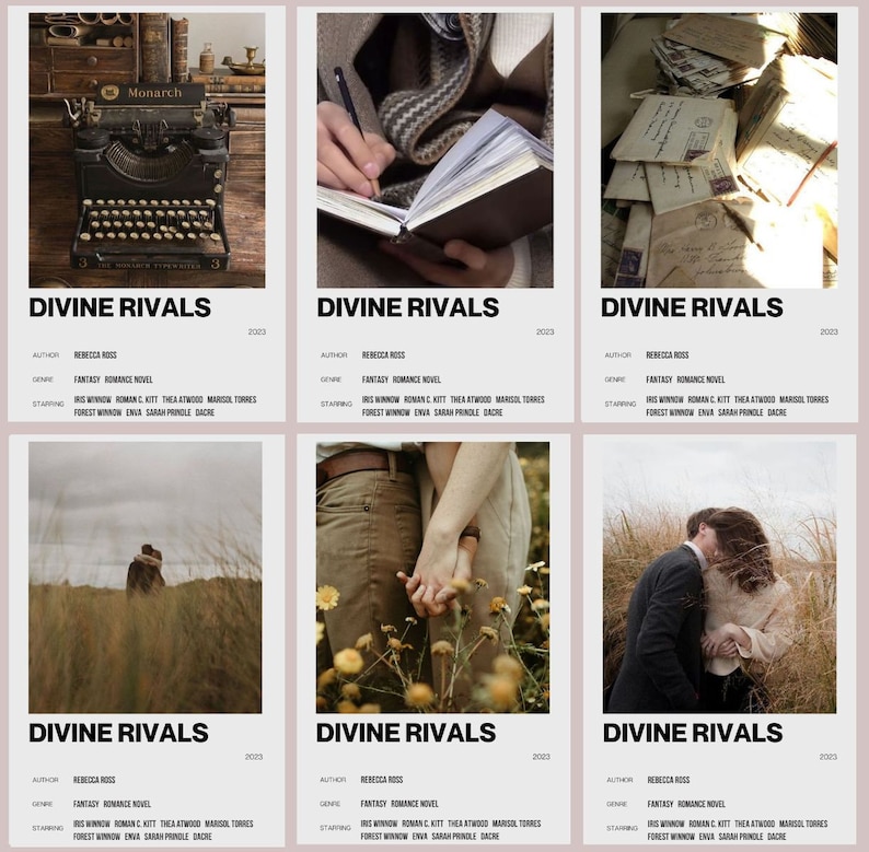 Divine Rivals Aesthetic Polaroid - DIGITAL ITEM - Etsy