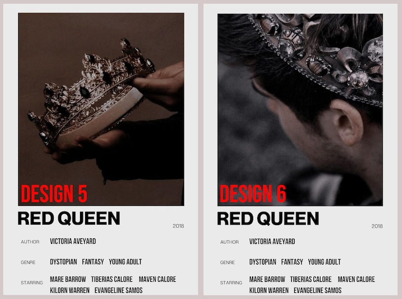 Red Queen Aesthetic Polaroid - DIGITAL ITEM - Etsy