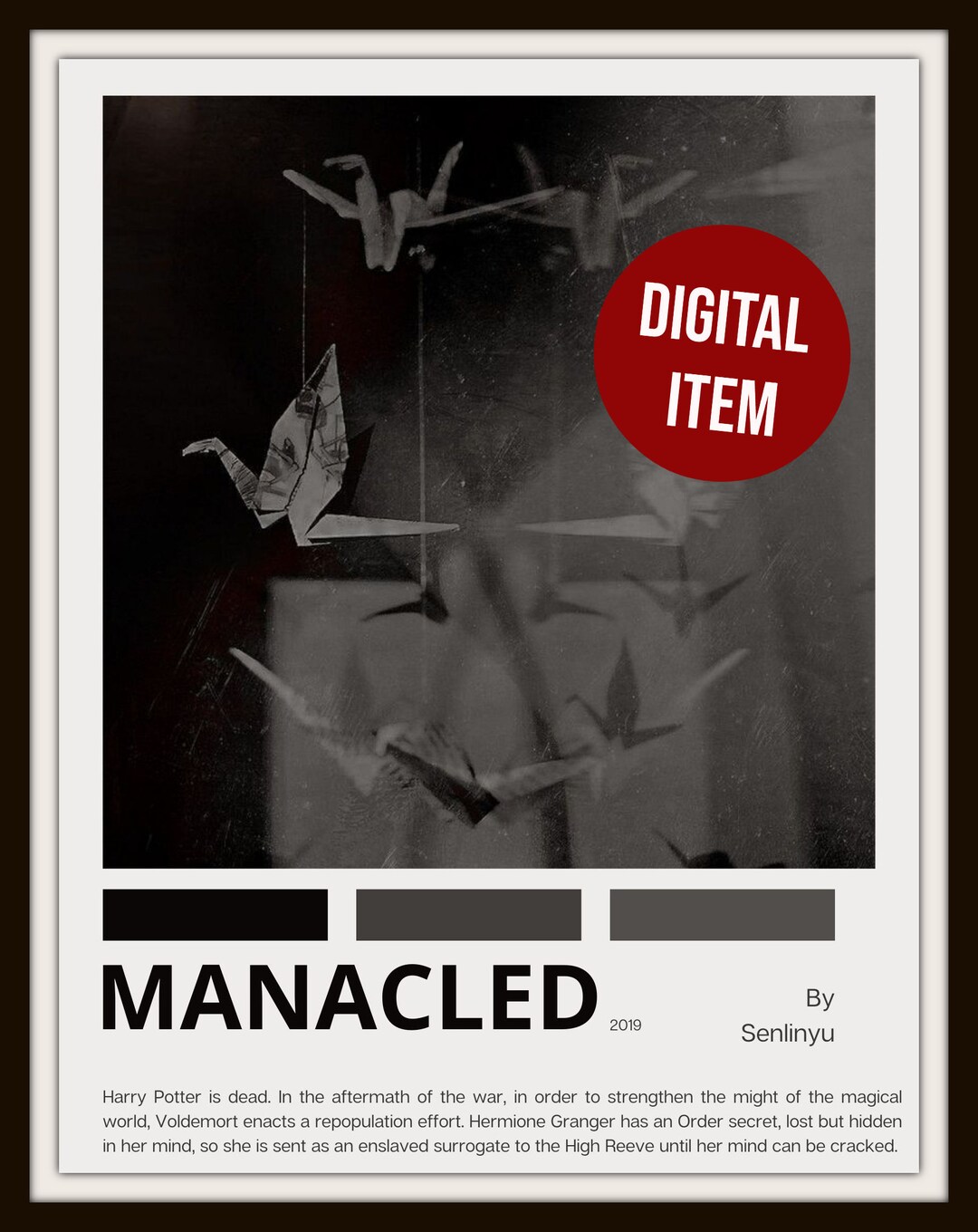 MANACLED Poster - Digital Item - Etsy