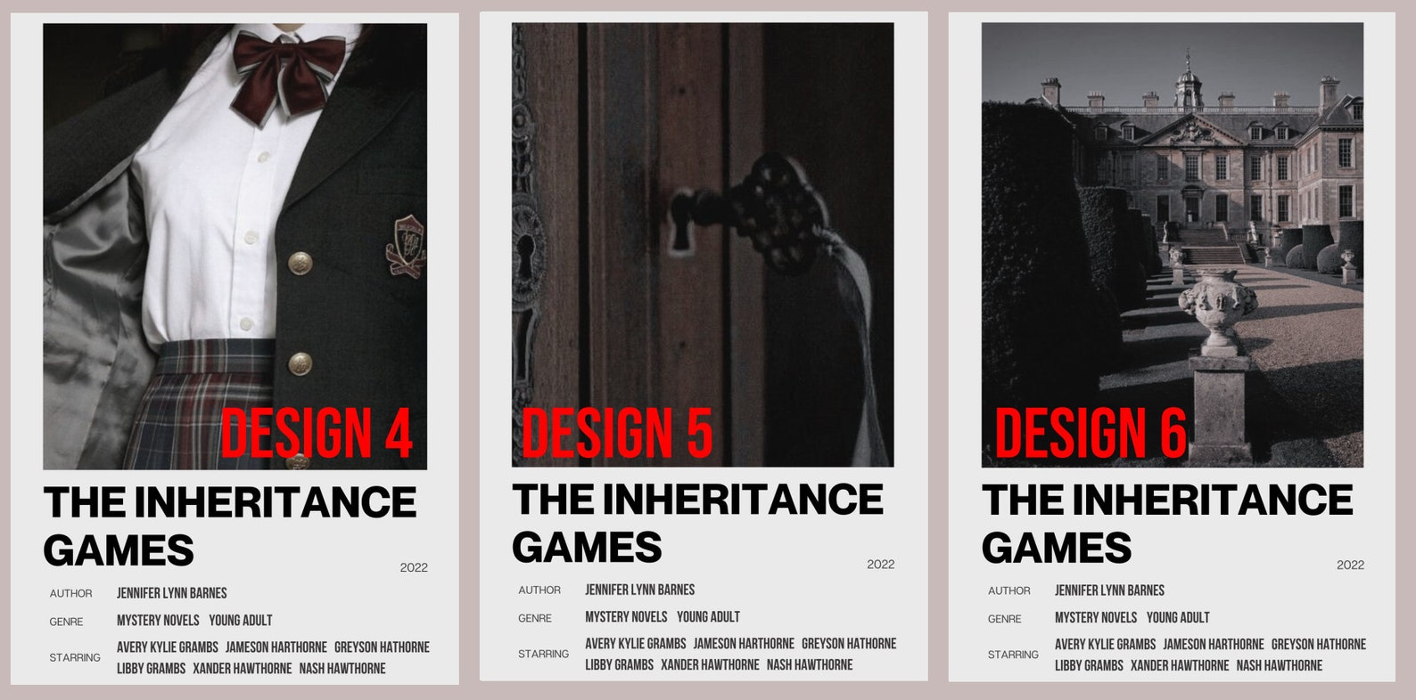 The Inheritance Games Aesthetic Polaroid - DIGITAL ITEM - Etsy