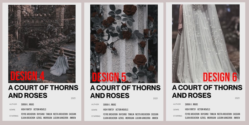 A Court of Thorns and Roses Polaroid - DIGITAL ITEM - Etsy