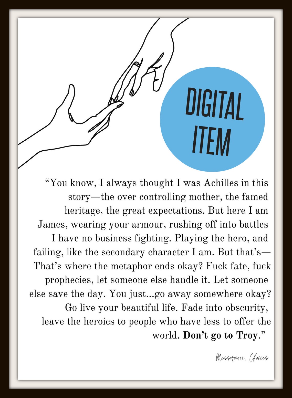 Jegulus Quote Poster Digital Item - Etsy