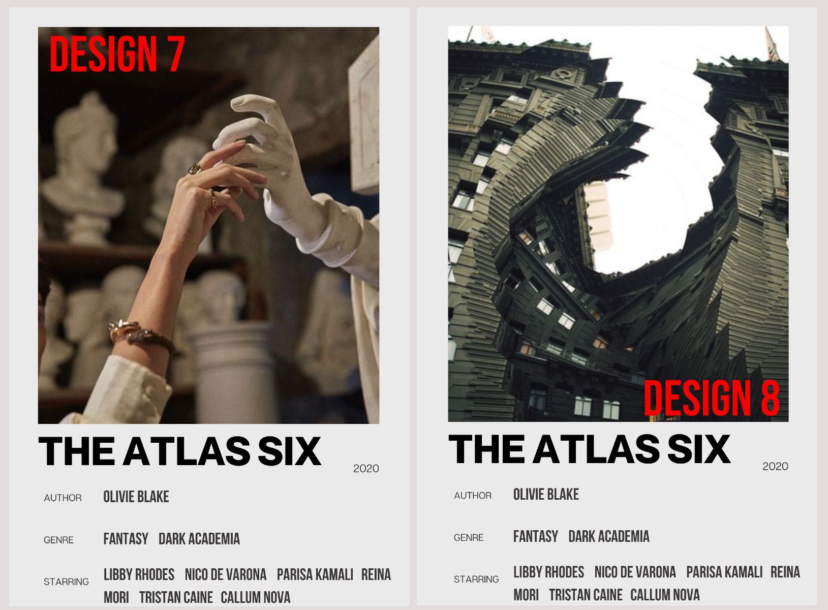 The Atlas Six Aesthetic Polaroid DIGITAL ITEM - Etsy