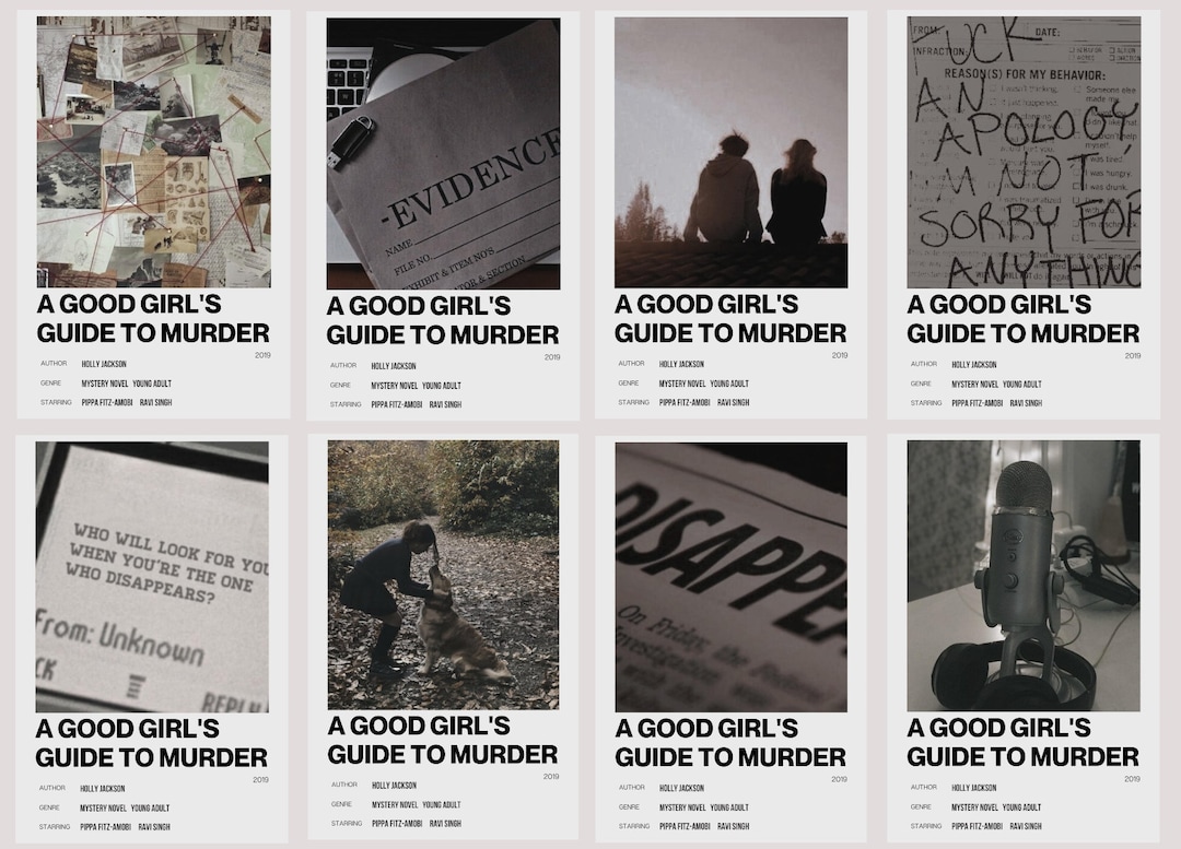 A Good Girl's Guide to Murder Aesthetic Polaroid - DIGITAL ITEM - Etsy