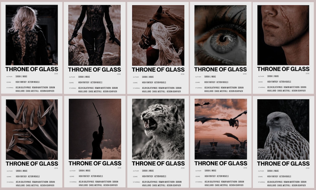 Throne of Glass Aesthetic Polaroid - DIGITAL ITEM - Etsy