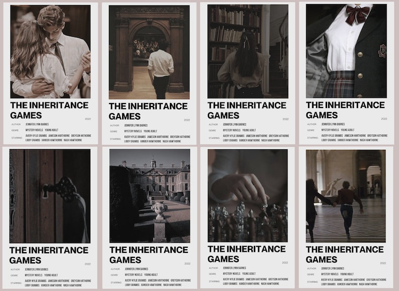 The Inheritance Games Aesthetic Polaroid - DIGITAL ITEM - Etsy