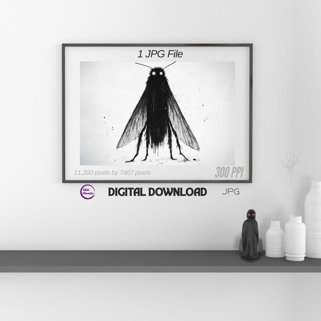 Fly Printable Download Bug JPG Insect Print Gothic Computer Wallpaper ...