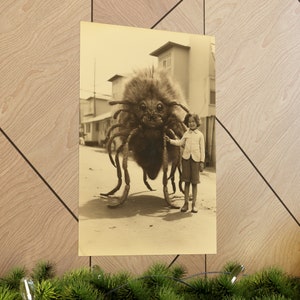 Cute Cryptid Print in 2 Sizes. Retro Cryptozoology Wall Art. Funny Home ...