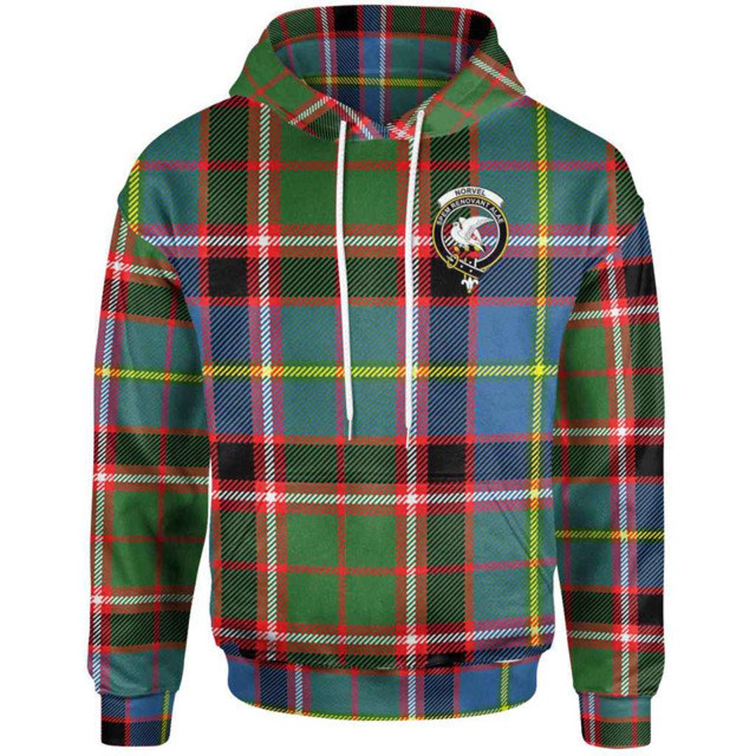 Scottishtartan3 Scottish Norvel Clan Crest Tartan Hoodie, Tartan All ...