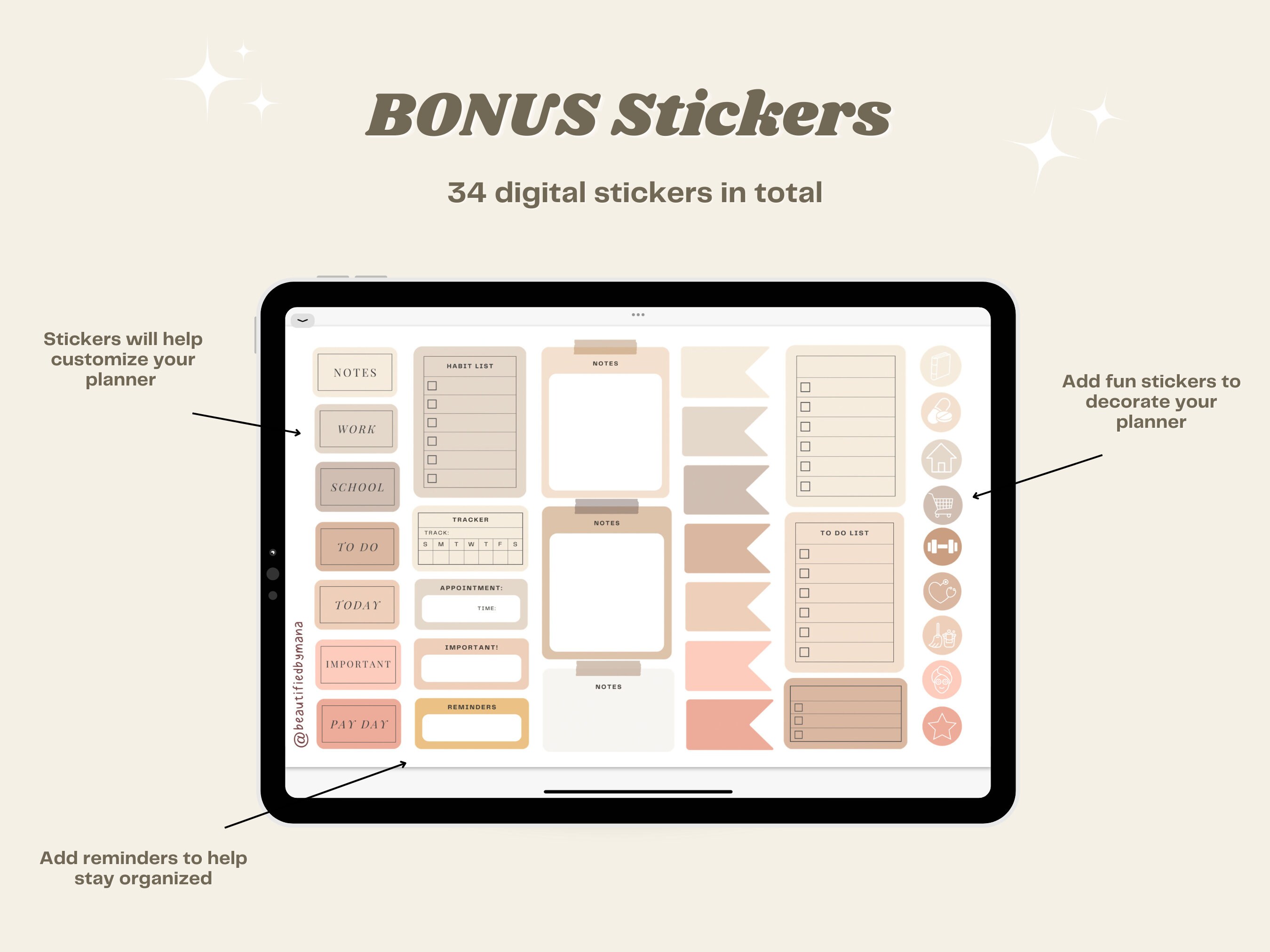 2023-24 Digital Planner Hyperlinked Planner Goodnotes - Etsy