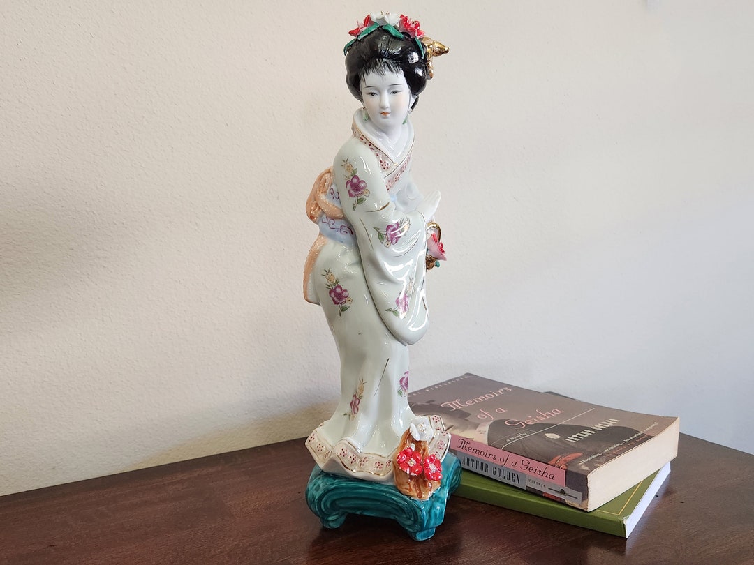 Vintage, 1950s, Mid Century Modern, Japan, Geisha Girl Statue, Rare ...