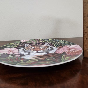 Vintage, 2001, Fitz & Floyd, Exotic Jungle Series, Tiger Salad Plate ...