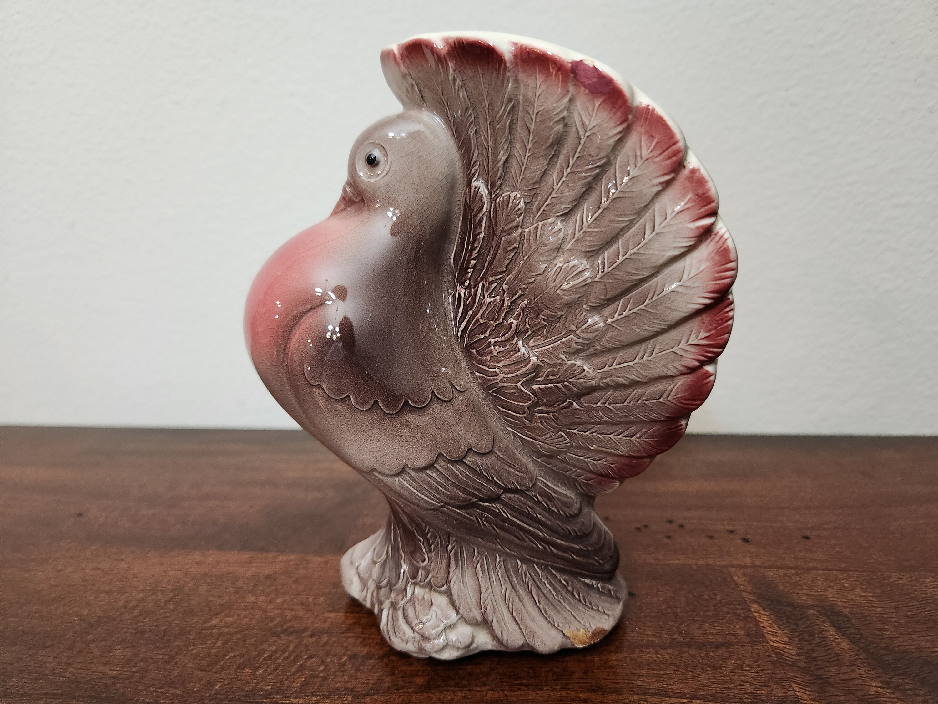 Vintage, 1950s, Royal Copley, Pouter Pigeon Dove Bird, Planter / Vase ...