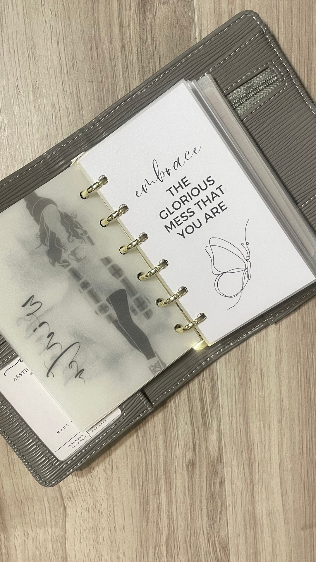 A7 WALLET Size Vellum/matte Clear Placeholder Handmade Cards, Cash ...