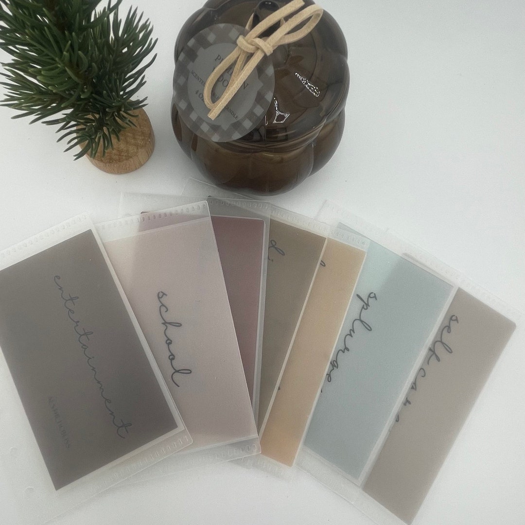 A7 Cash Envelopes Fall Collection High Quality Budget Envelopes Vellum ...