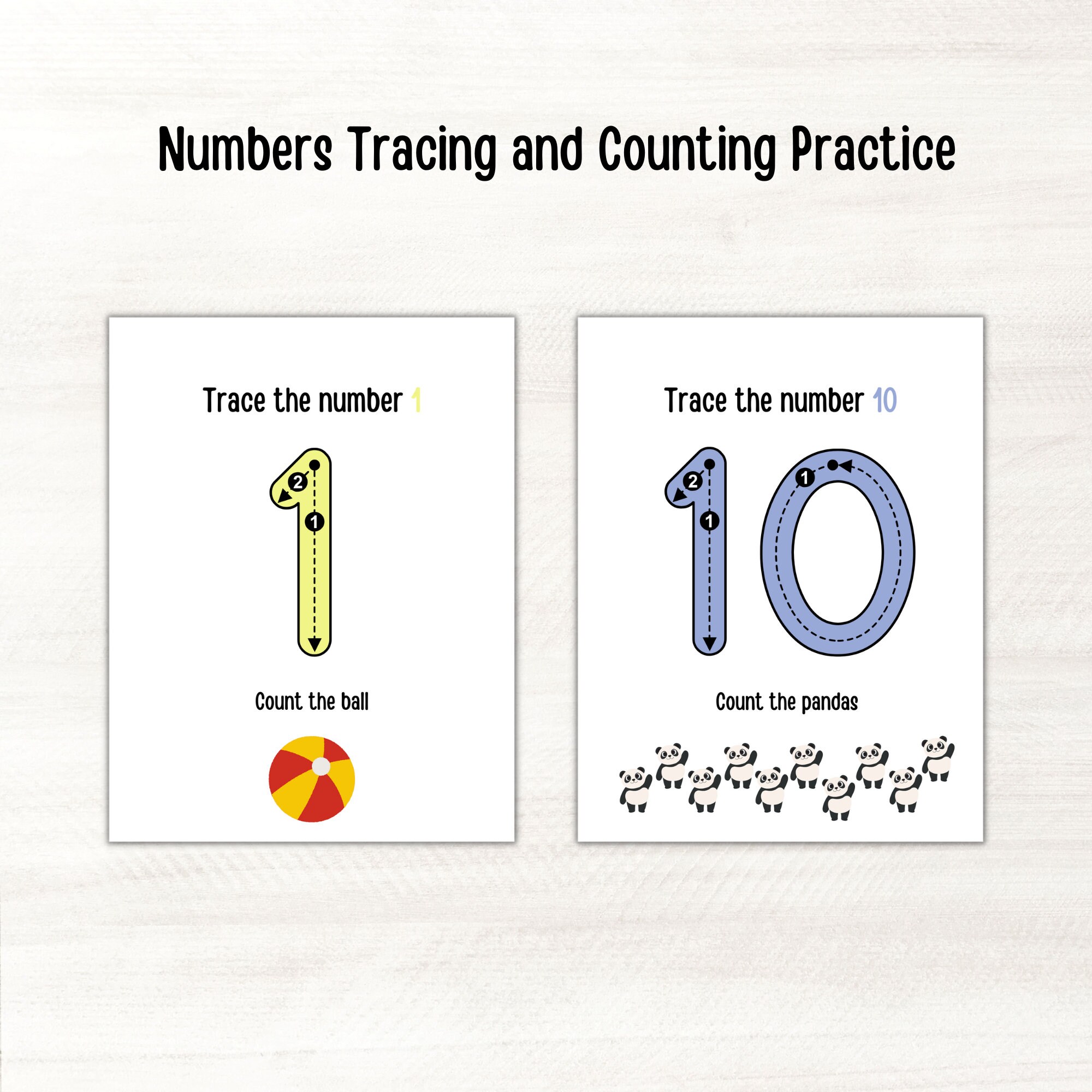 Pre-k Letters and Numbers Practice Worksheets, Preschool Learning ...