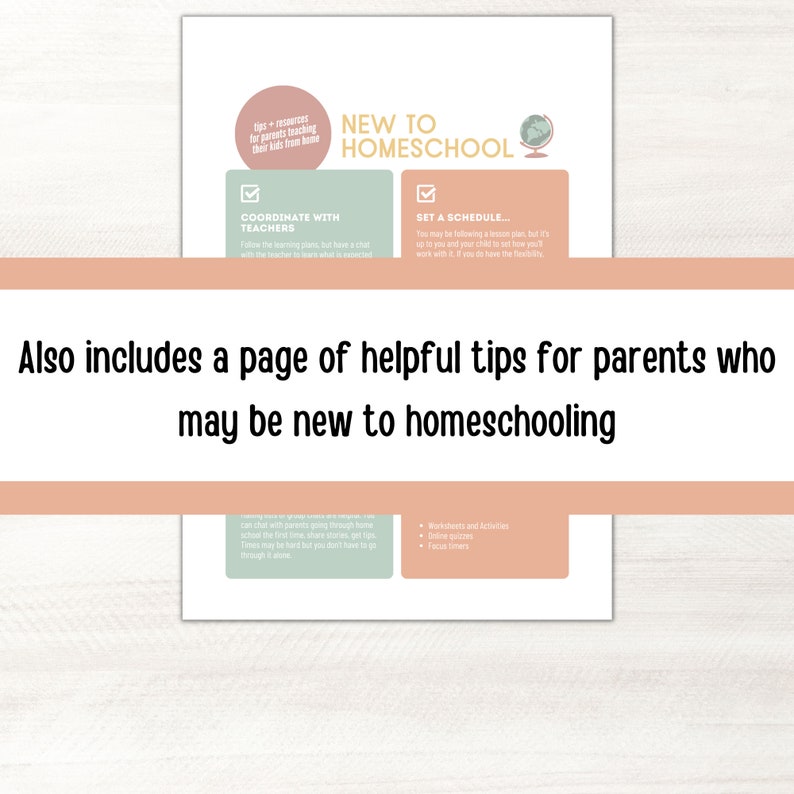 Homeschool Planner Printable, 60 Pages, Digital Homeschool Planner ...