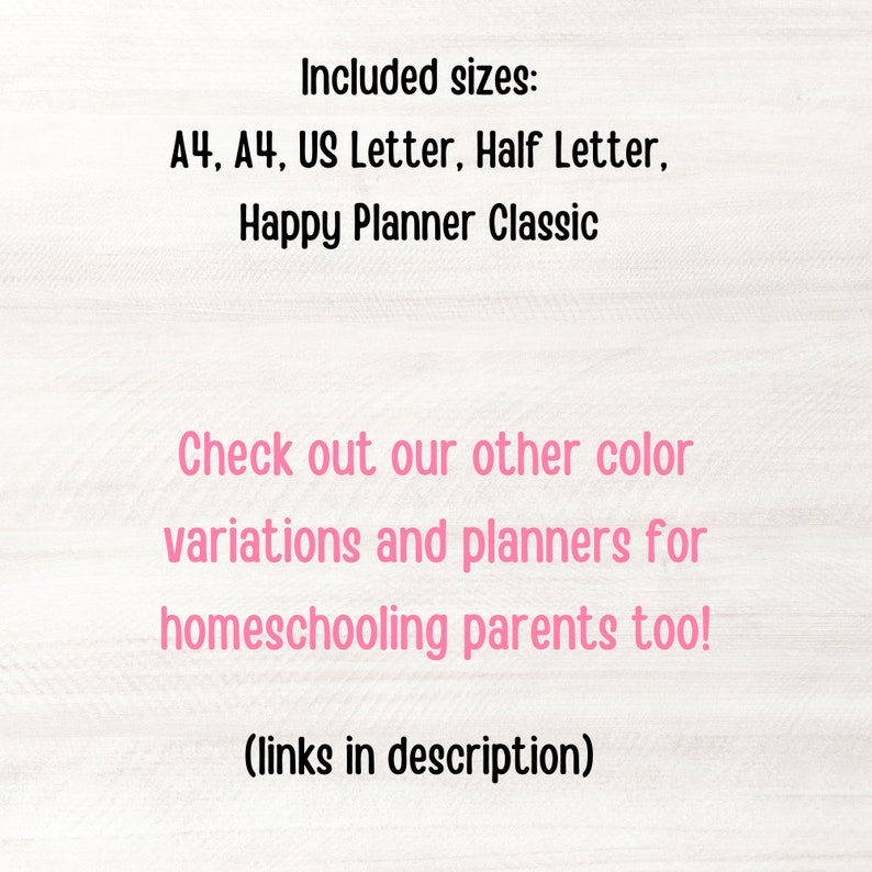 Kids Academic Planner, Homeschool Planner, Homeschool Student Planner ...