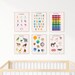 A3 Shapes Educational Poster, Home-schooling Resources, Nursery Wall ...