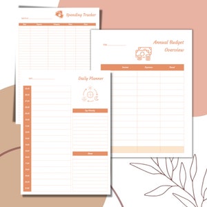 Printable Household Planner Bundle, Budget, Cleaning, Daily (PDF ...